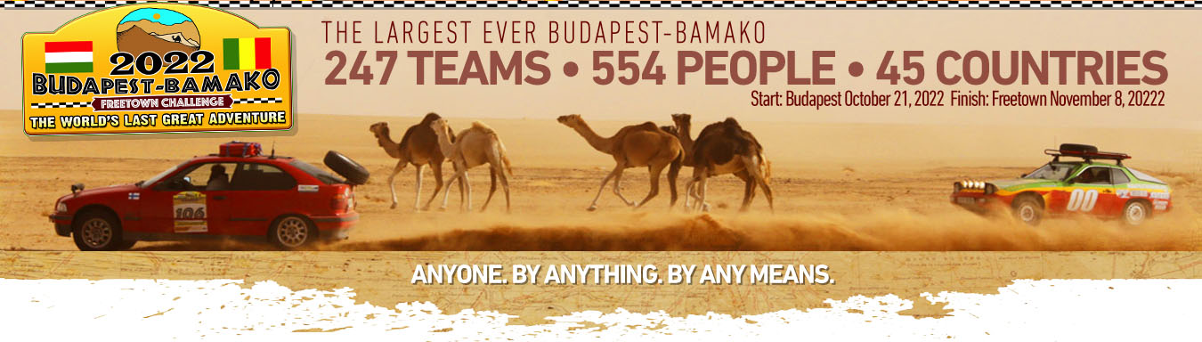 Budapest-Bamako – Offroad rally raid from Budapest to West Africa